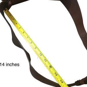 Coach | Bags | Coach Brown Red Leather Dual Turn Lock Belt Bag Converts ...
